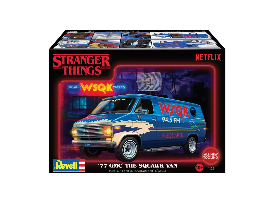 Revell Stranger Things 1977 GMC "The Squawk" Van – Innovative Slots ...