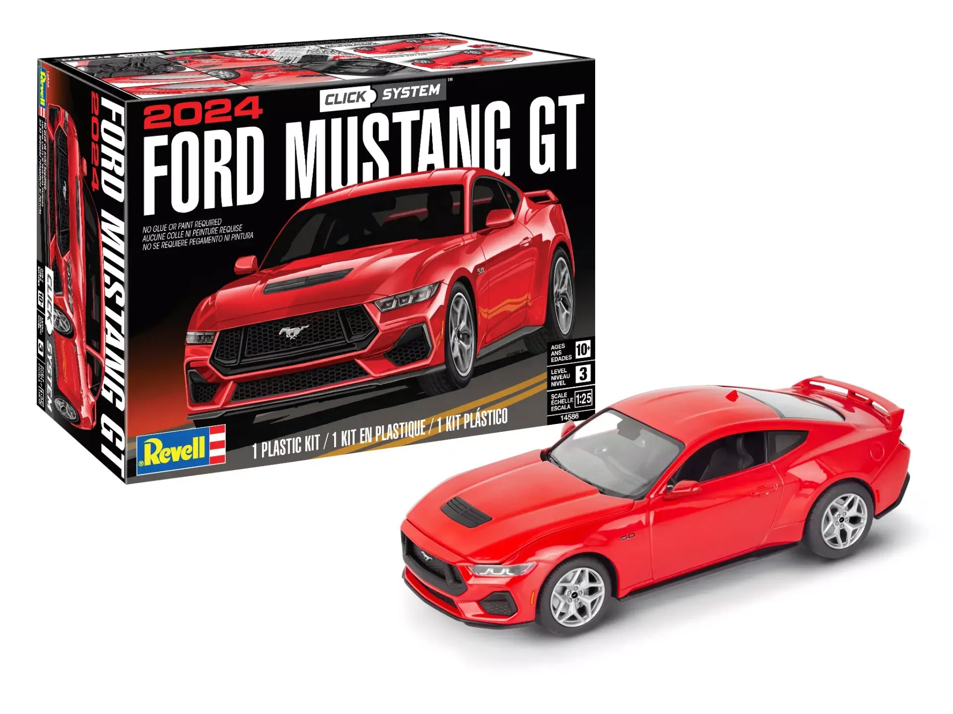 Revell 2024 Ford Mustang GT (Click System) – Innovative Slots